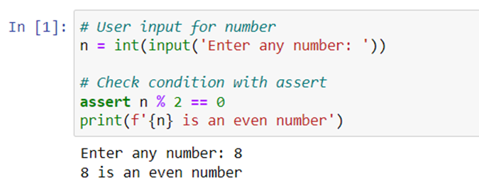 Use of assert statement in Python - Nomidl Use of assert statement in Python - Nomidl