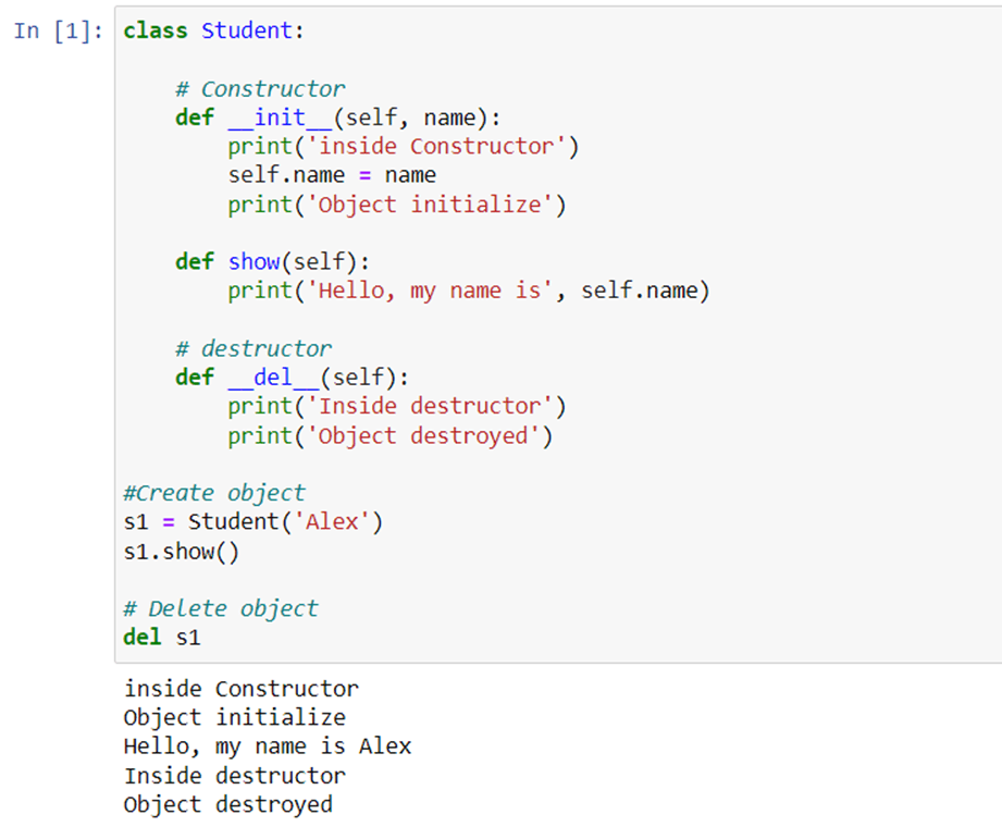 Destructors in Python Explain clearly - Nomidl Destructors in Python Explain clearly - Nomidl