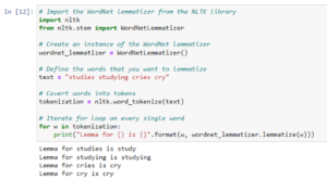 Step-by-Step Process of Implementing Stemming and Lemmatization in Python? - Nomidl