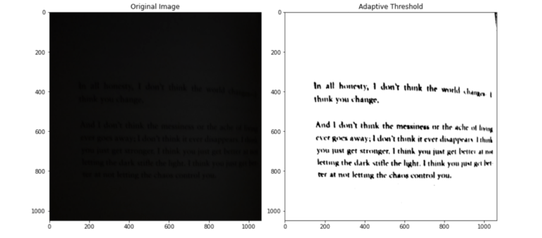 Enhancing Image Visibility with Adaptive Thresholding - Nomidl